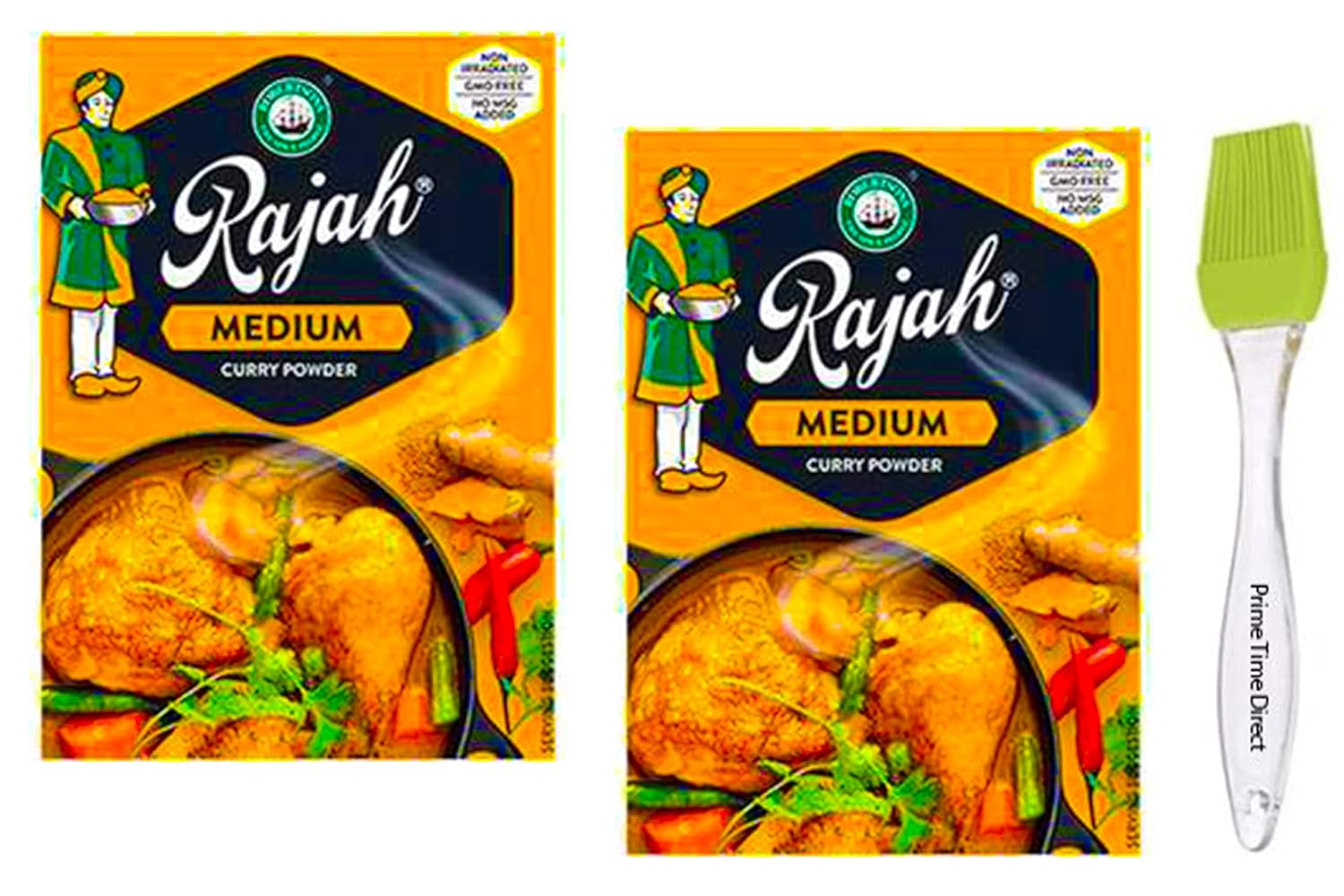 Robertson's Rajah Medium Curry Powder, (Pack of 2) Bundle - Durban ...